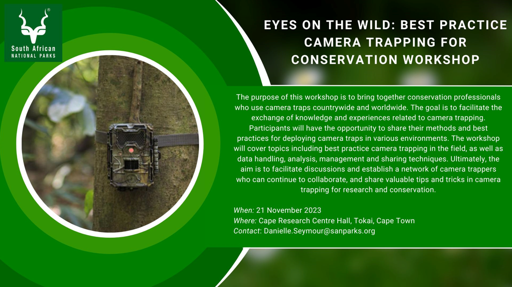 Eyes On the Wild: Best Practice Workshop on Camera Trapping for ...